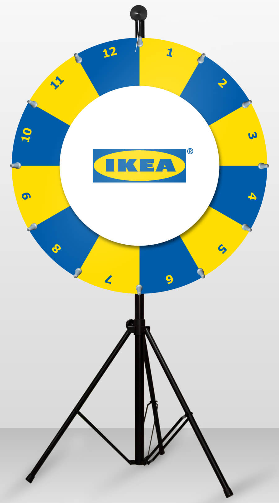 Wheel of Fortune Ikea customized with logo printing