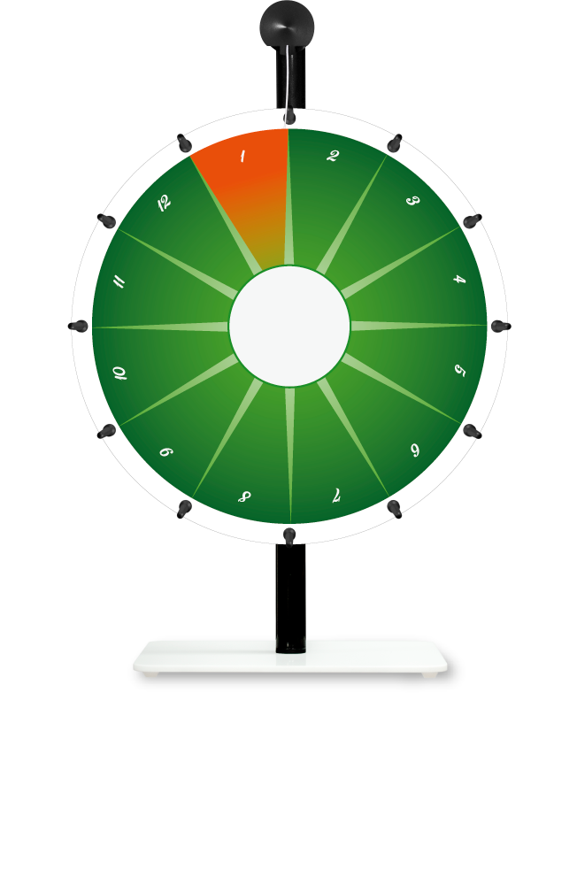 Table Wheel of Fortune basic Custom design logo Printing