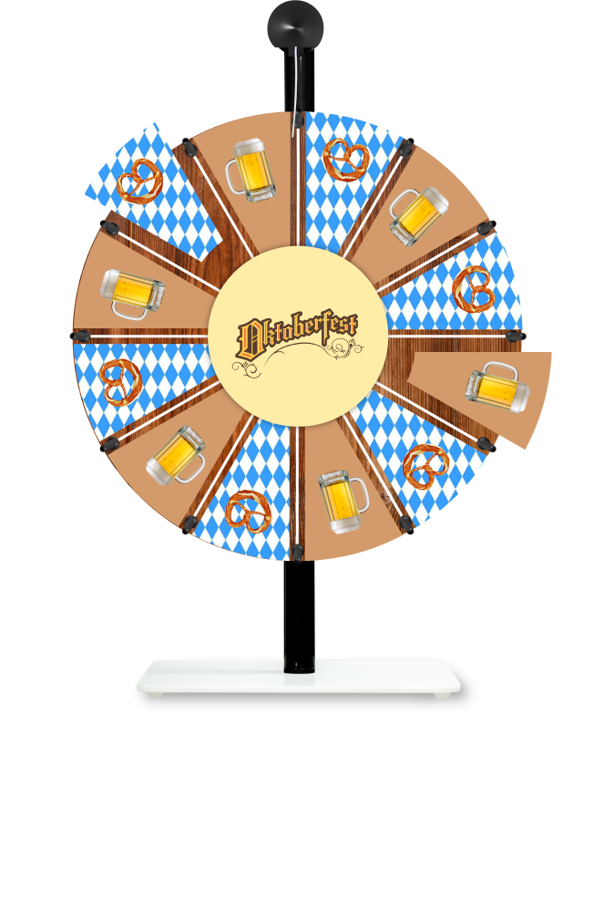 Table Wheel of Fortune basic Custom design logo Printing